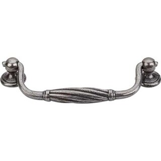Top Knobs Versailles 5-1/4 Inch Center to Center Drop Cabinet Pull - Pewter - Bed Bath & Beyond ...